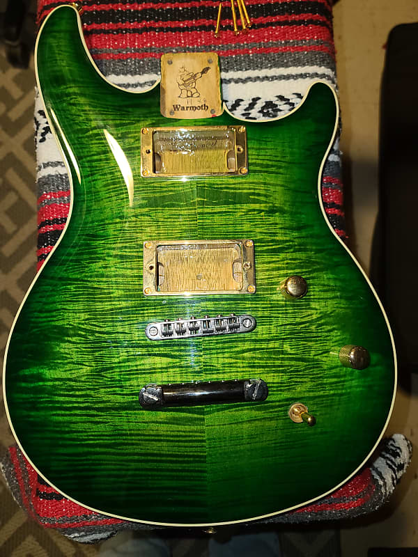 Warmoth VIP body - Green Burst | Reverb