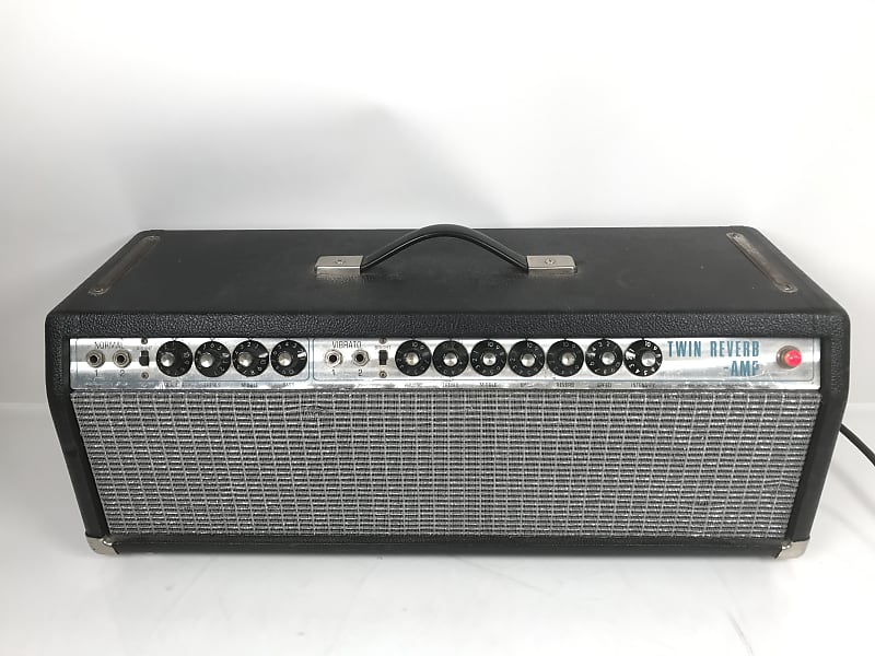 Fender Twin Reverb Head 1975-1976 Silverface | Reverb