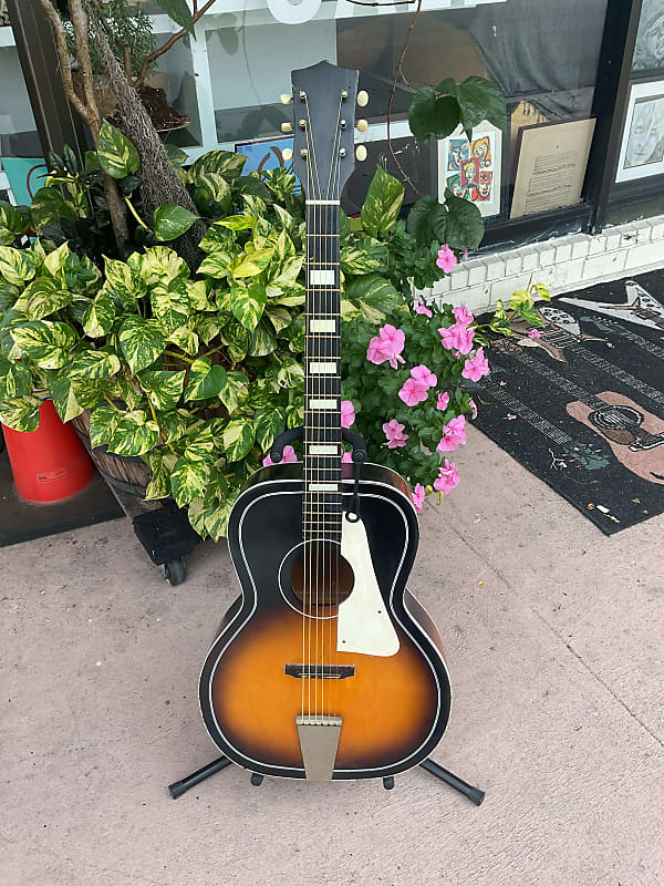 Kay L 3913 Parlor Guitar - Burst | Reverb