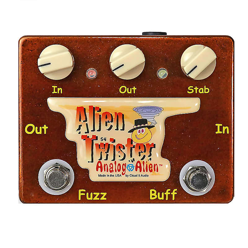 Analog Alien Alien Twister Fuzz Overdrive Distortion Pedal | Reverb