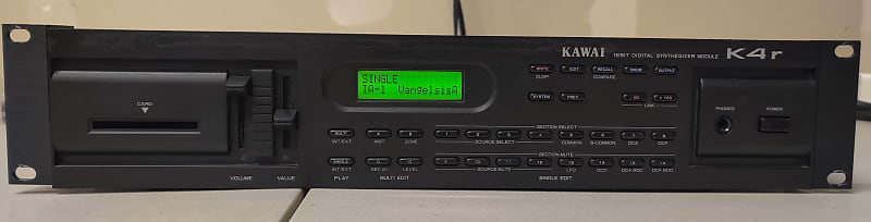 Kawai K4r Rack Mount Synth - new battery, huge sound library | Reverb