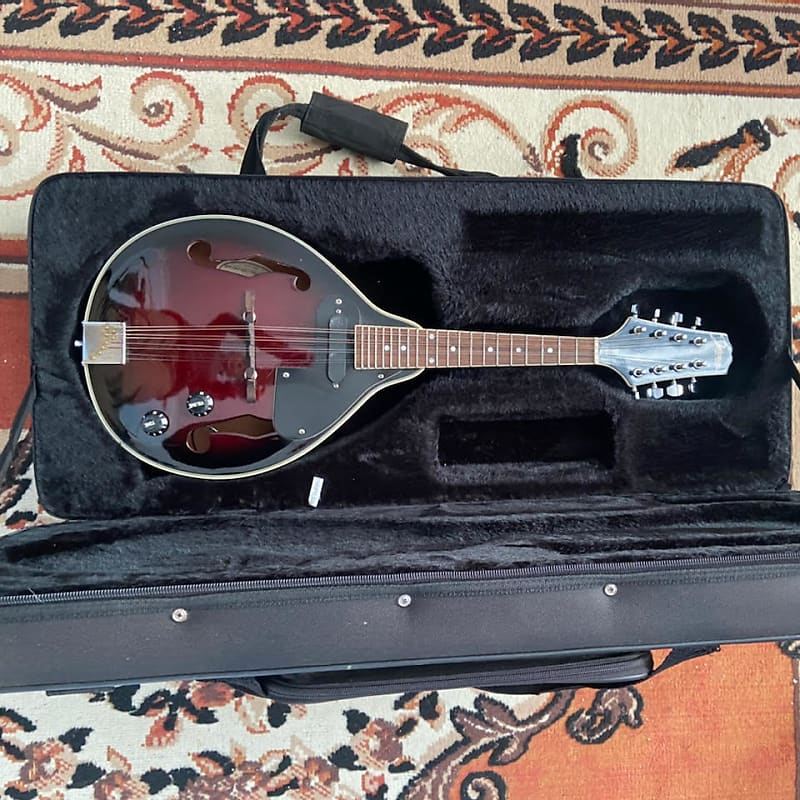 Johnson JMA-130E-PAC-RDB 90's Red Burst Mandolin | Reverb