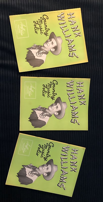 Hank Williams Country Music Folio Songbooks 1948 | Reverb