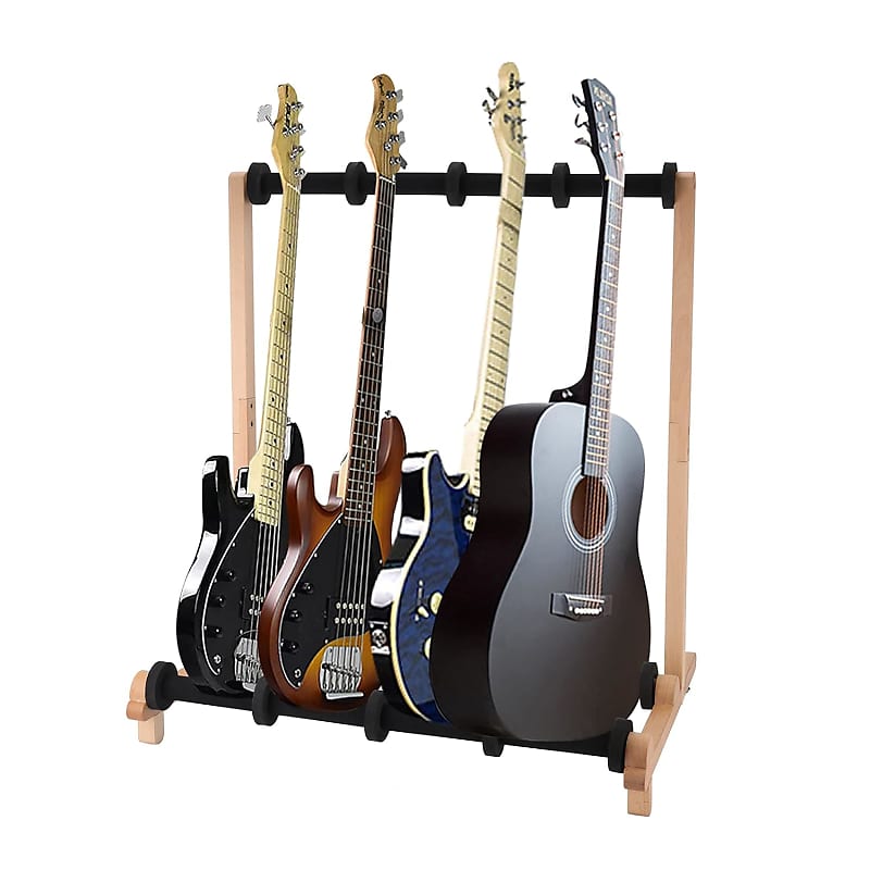 Multi Guitar Stand, Wooden Modular Guitar Rack, Floor Guitar | Reverb
