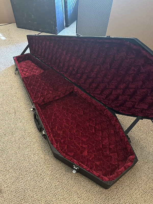 Coffin Case Bass Case 1990s-2000s - Black/Red | Reverb