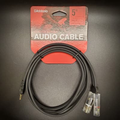 D'Addario Dual RCA to Stereo Mini Cable, 5 feet | Reverb