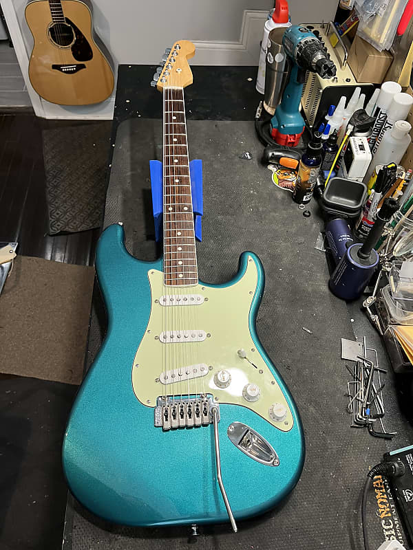 Partscaster Strat 2021 - Turquoise | Reverb