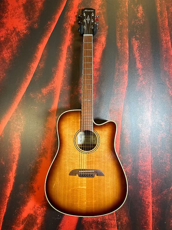 Alvarez ALVAREZ ADH600CESHB DREADNAUGHT CUTAWAY ACOUSTIC | Reverb