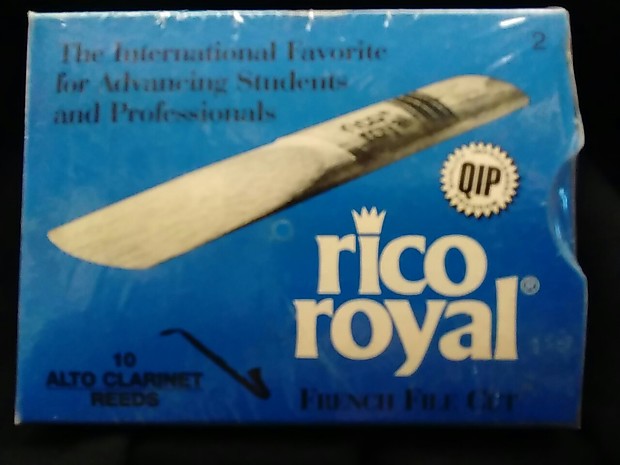 Rico Royal Alto Clarinet Reeds Size 2 Box of 10 RDB1020 | Reverb