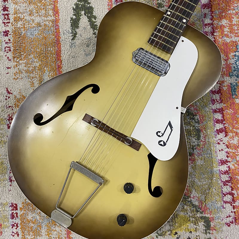 Vintage 1950's USA Truetone (Kay N-2) Archtop with Pickup in | Reverb