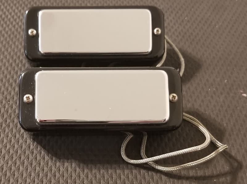 Gibson Mini Humbucker Pickups SET Chrome - FREE SHIPPING | Reverb
