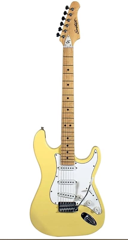SAWTOOTH ST-ES-VCW STRAT ELECTRIC GUITAR, VINTAGE CREAM | Reverb