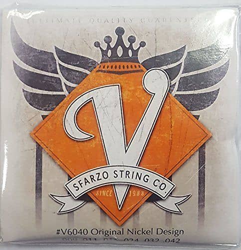 Sfarzo Vintage 9-42 Light V Original Nickel Design Guitar | Reverb