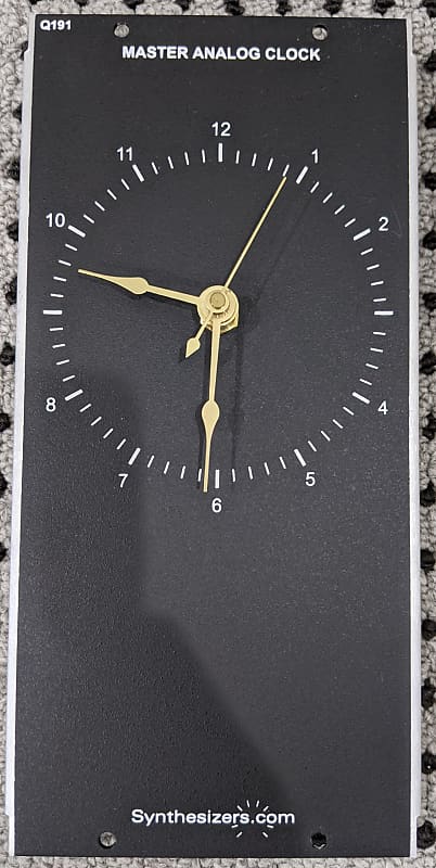 Synthesizers.com Q191 Master Analog Clock Dotcom/Moog/MU/5U | Reverb