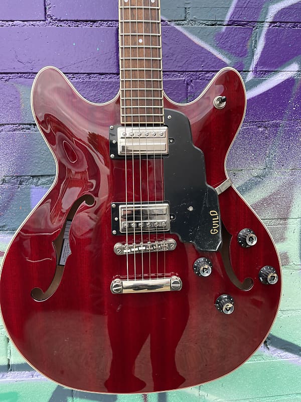 Guild Starfire 1 DC - Cherry Red | Reverb Australia