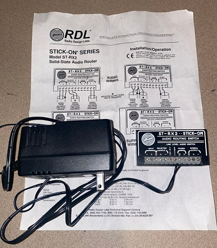 RDL ST-RX1 2012 Black | Reverb