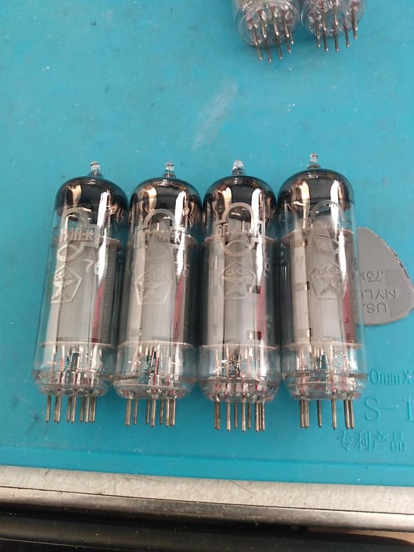 reflektor el84 6n14n-k 1976 matched quad | Reverb