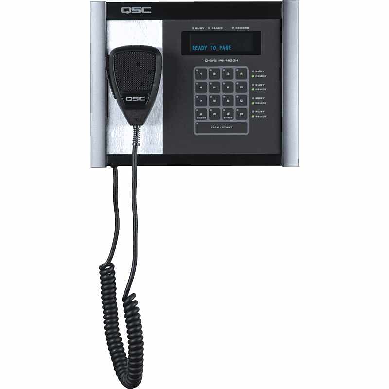 Q-SYS PS-1600H Micro Main - Station appel murale micro main | Reverb
