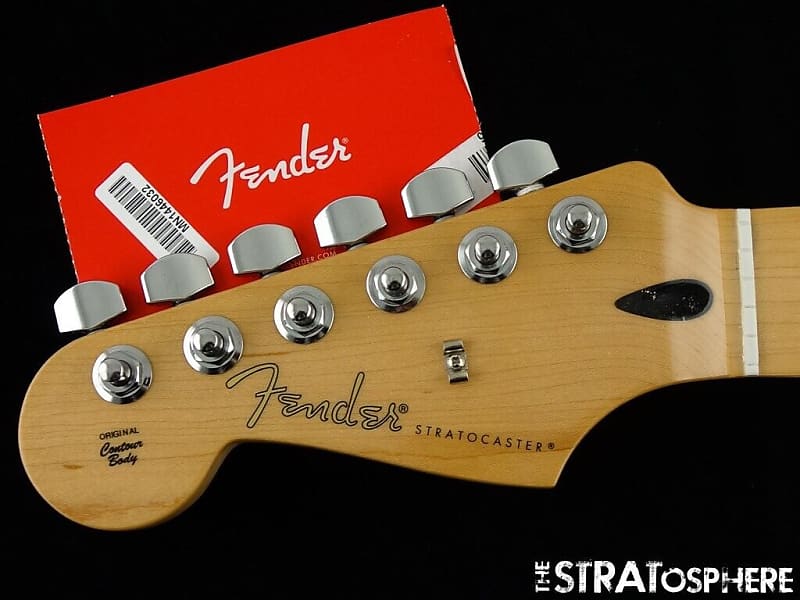 LEFTY Fender Player Stratocaster Strat NECK and TUNERS Modern | Reverb