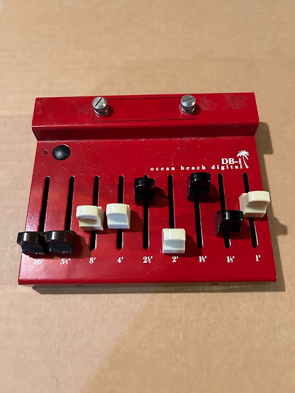 Ocean Beach DB1 Drawbar MIDI Controller mid-2000's - Red | Reverb