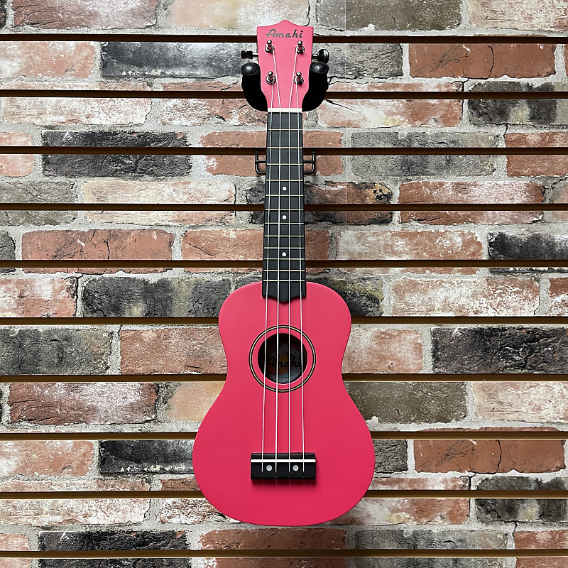 Amahi Rose Red Ukulele, Soprano PNUKRRD | Reverb