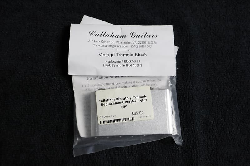 Callaham Vibrato Tremolo Replacement Block | Reverb