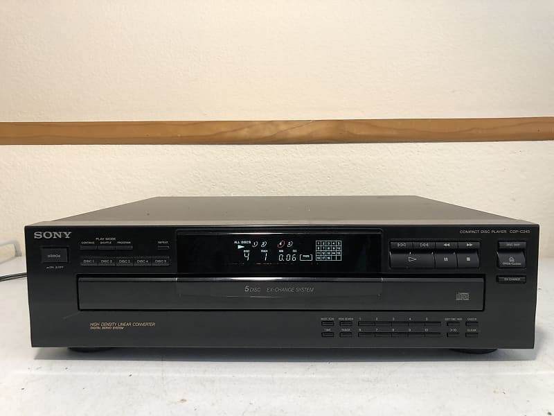 Sony CDP-C245 CD Changer 5 Compact Disc Player HiFi Stereo | Reverb