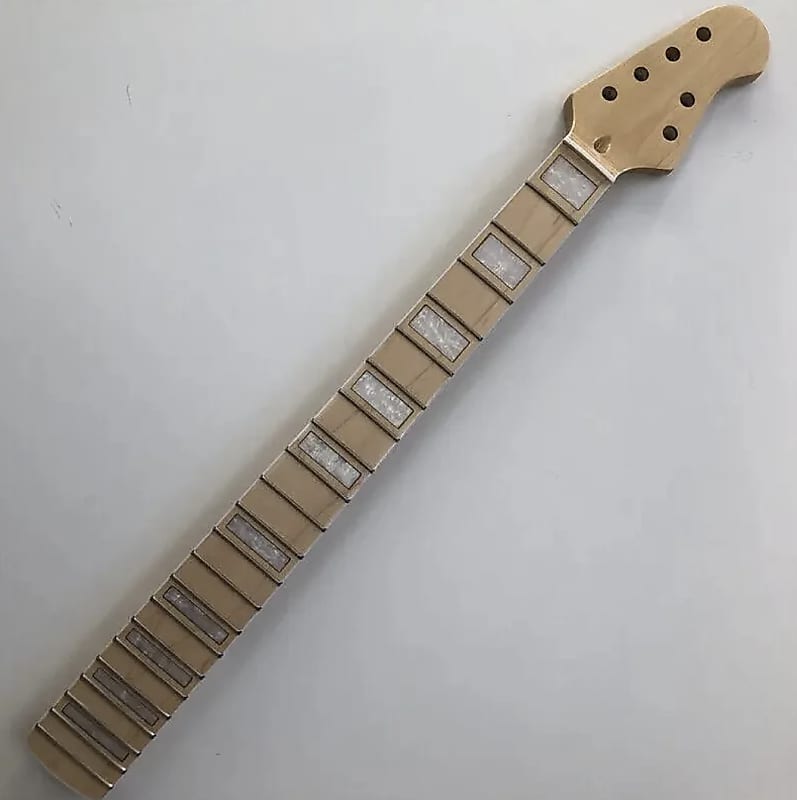 DIY Project Maple Wood Guitar Neck, 22 Frets Fingerboard | Reverb