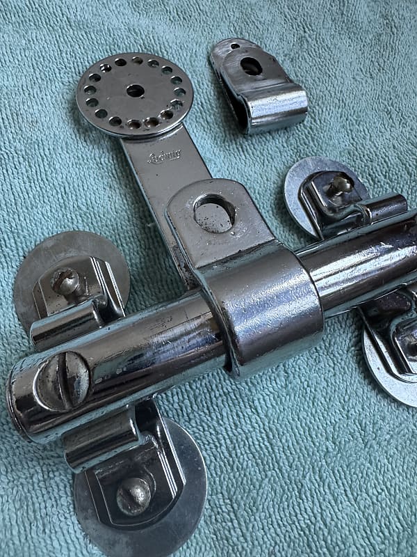 Ludwig Vintage Bass Drum 5 1/4” Rail Consolette Tom Mount | Reverb