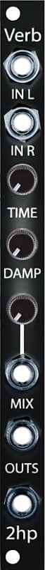 2HP VERB BLACK : BRAND NEW : [DETROIT MODULAR] | Reverb