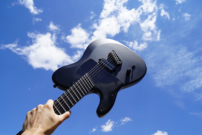 Schecter DIAMOND SERIES PT-7 MS Black Ops Satin Black Open | Reverb