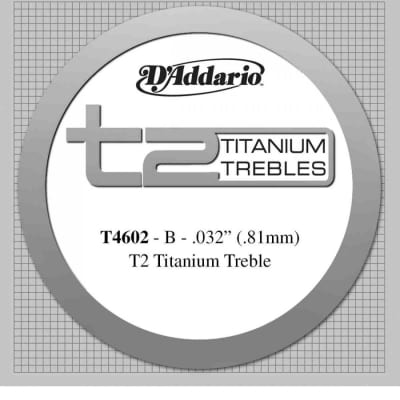 D'Addario T2 Titanium Treble Classical Guitar | Reverb Australia