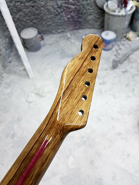 RG custom guitars T style Neck Korina/purple heart - | Reverb Canada