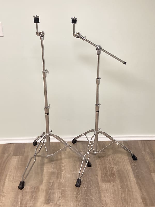 Pearl B-800W Boom & C-800W Straight Cymbal Stand Set 2000s | Reverb