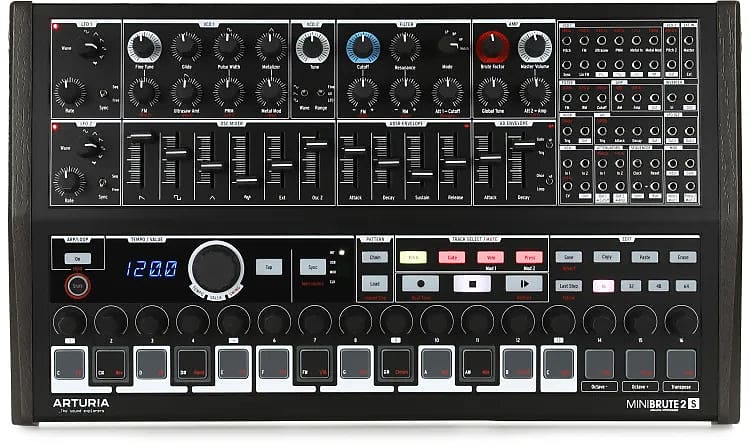 Arturia MINI BRUTE 2S Semi-modular Analog Sequencing | Reverb