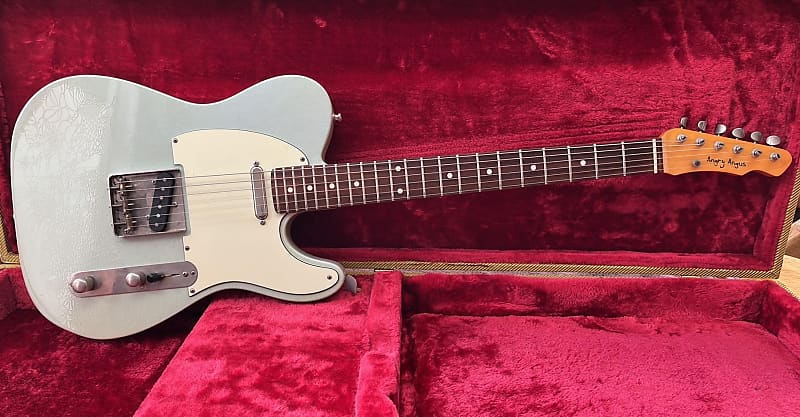 Angry Angus Testy - Pale blue nitro relic, BG-1400 pickups | Reverb