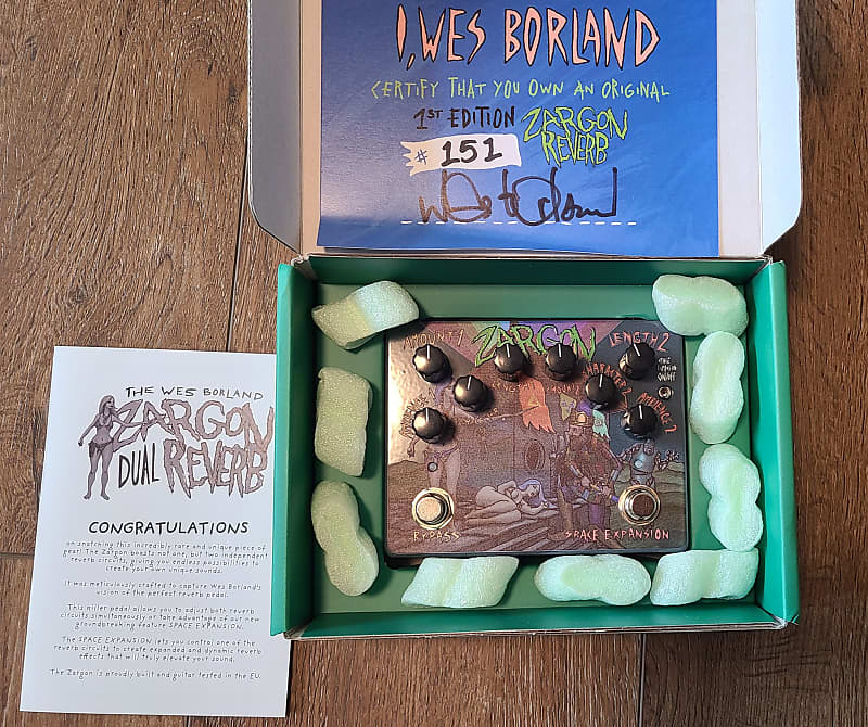 KHDK Electronics Wes Borland Zargon Dual Reverb 2023 - Gray | Reverb