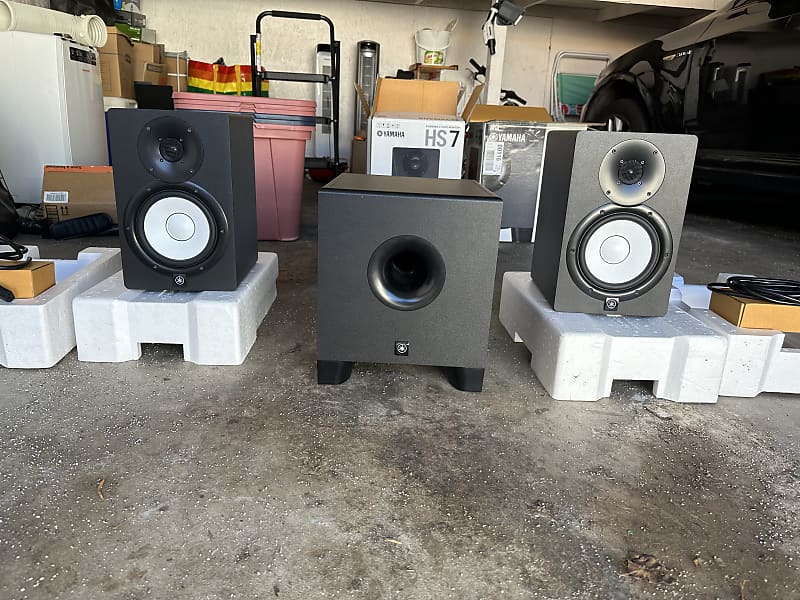 Yamaha HS7 (Pair) + HS8s (sub) | Reverb
