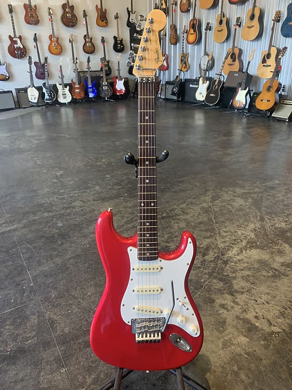 1980s Fender Made in Japan MIJ Fujigen Stratocaster - Red | Reverb