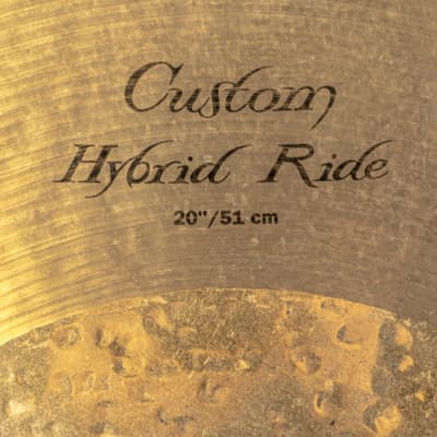 Zildjian K Custom Hybrid Ride Cymbal - 20" - 2250g | Reverb