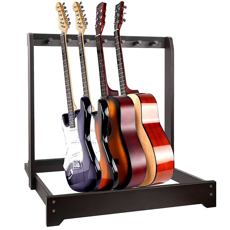 Guitar Stand for Multiple Guitars, Bamboo Guitars Display | Reverb