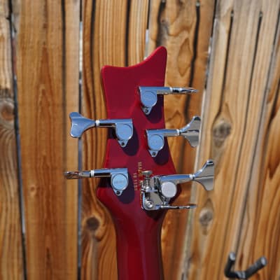Dean USA Custom Shop Edge-5 Ruby Red 5-String Bass w/ Hard | Reverb