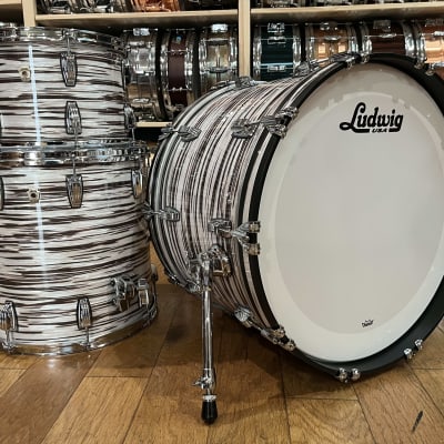 Ludwig Custom Finish 3pc Maple Classic Bronze Strata | Reverb