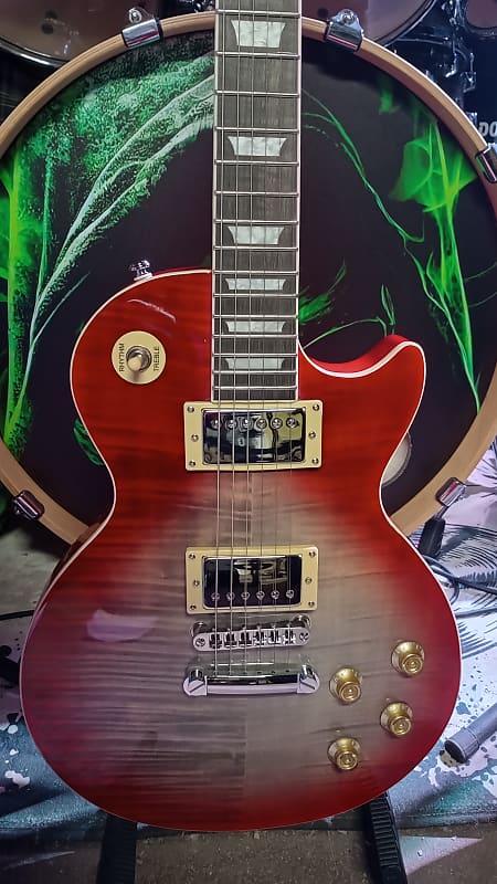 Leo Jaymz - Single Cut Deluxe 2023 - Red Burst | Reverb