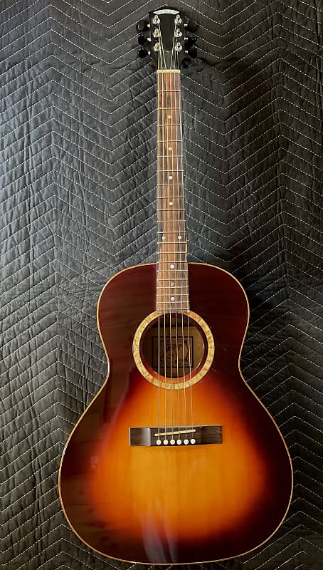 Fox Guitars 00 style sunburst handmade in Canada | Reverb