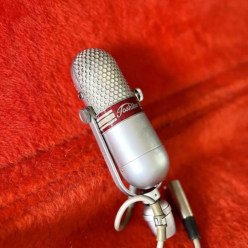 Toshiba Type G ribbon microphone 1950’s - Chrome RCA 77-dx | Reverb