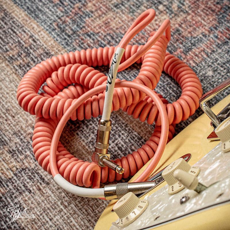 Voltage 25FT 1/4" Vintage Coil - Coral | Reverb