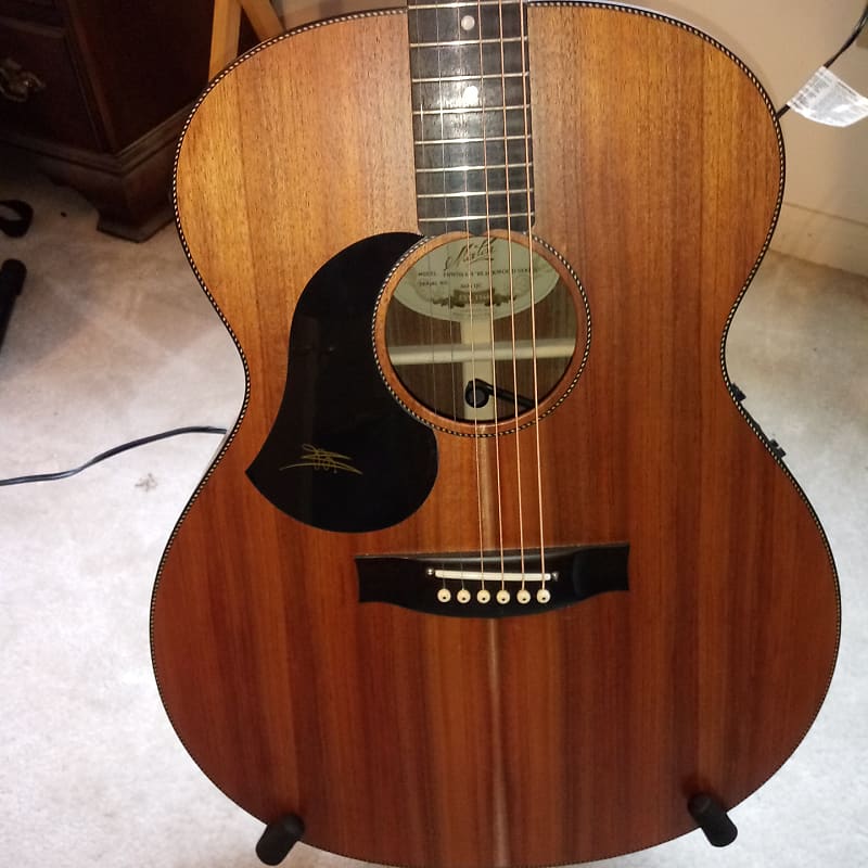 Maton Left-Handed Jumbo EBW70J-LH 2019 Solid Blackwood Rare | Reverb