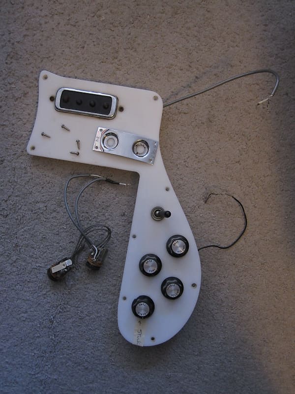 1974 1975 1976 Rickenbacker 4001 pickguard assembly wiring | Reverb
