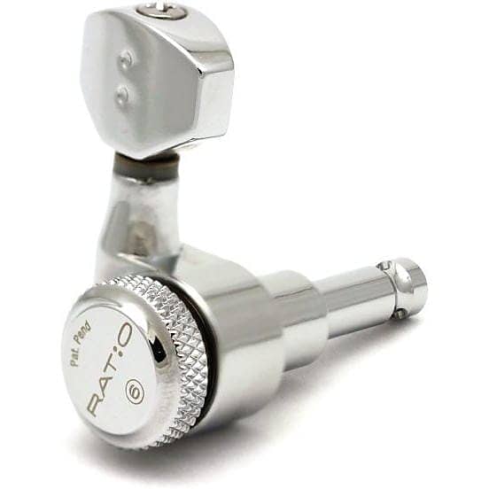 Graph Tech PRL-8421 Ratio Locking Guitar Tuners, 4x2 - Chrome | Reverb